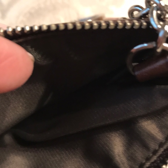 Dooney & Bourke | Bags | Dooney Bourke Signature Coin Purse In Maroon ...